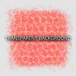 Distressed Leopard Frame Png, Pink Leopard Background, Pink Logo ...