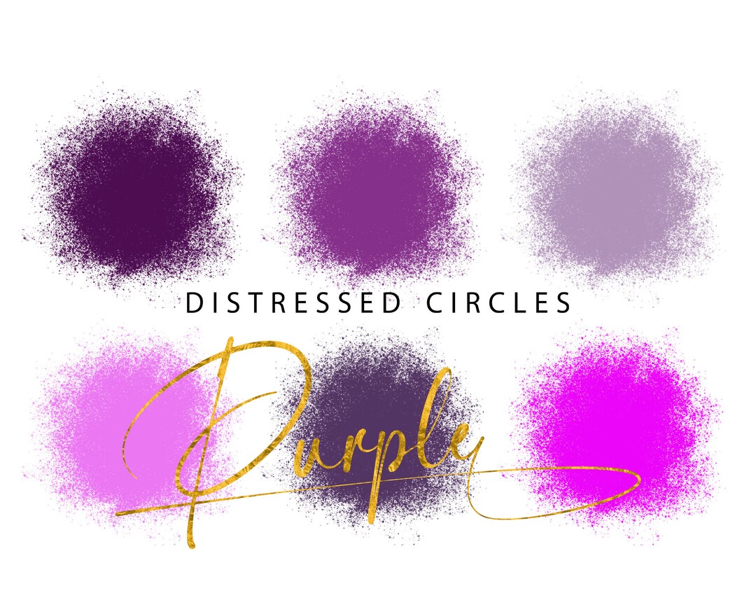 Purple Background Png, Distressed Purple Frame Png, Purple Brush Stroke ...