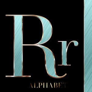 Blue and Gold Alphabet Png Clip Art, Chrome Alphabet Png, Glitter ...