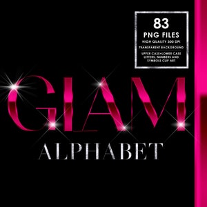 Hot Pink Alphabet PNG Clip Art, Pink Letters, Glam, Chrome Letters Png ...