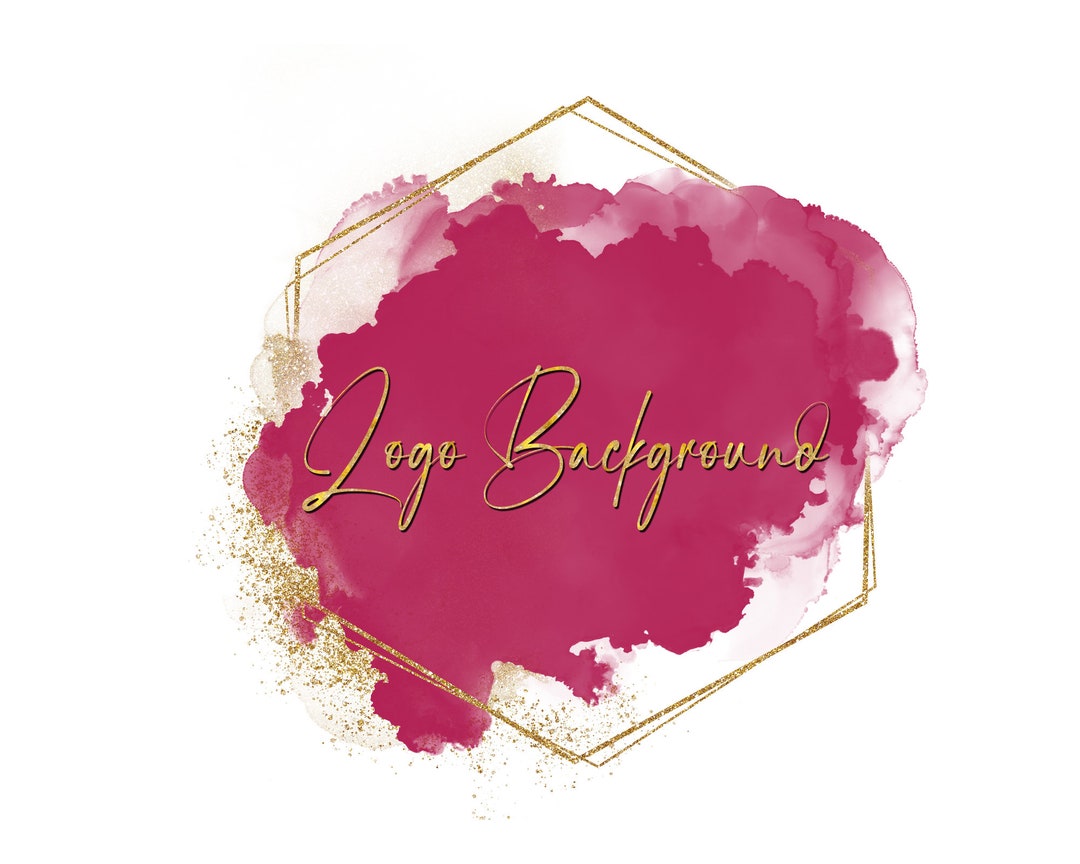 Logo Background Png, Red Brush Stroke Png, Glitter Red Frame, Red ...