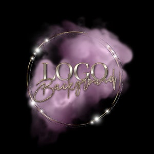 Circle Frame Png, Logo Background Png, Purple Brush Stroke Png, Glitter ...