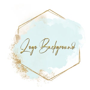 Logo Background Png, Blue Brush Stroke Png, Glitter Blue Frame ...