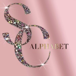 Glitter Pink Alphabet Clipart, Diamond Alphabet PNG, Glam Alphabet Png ...