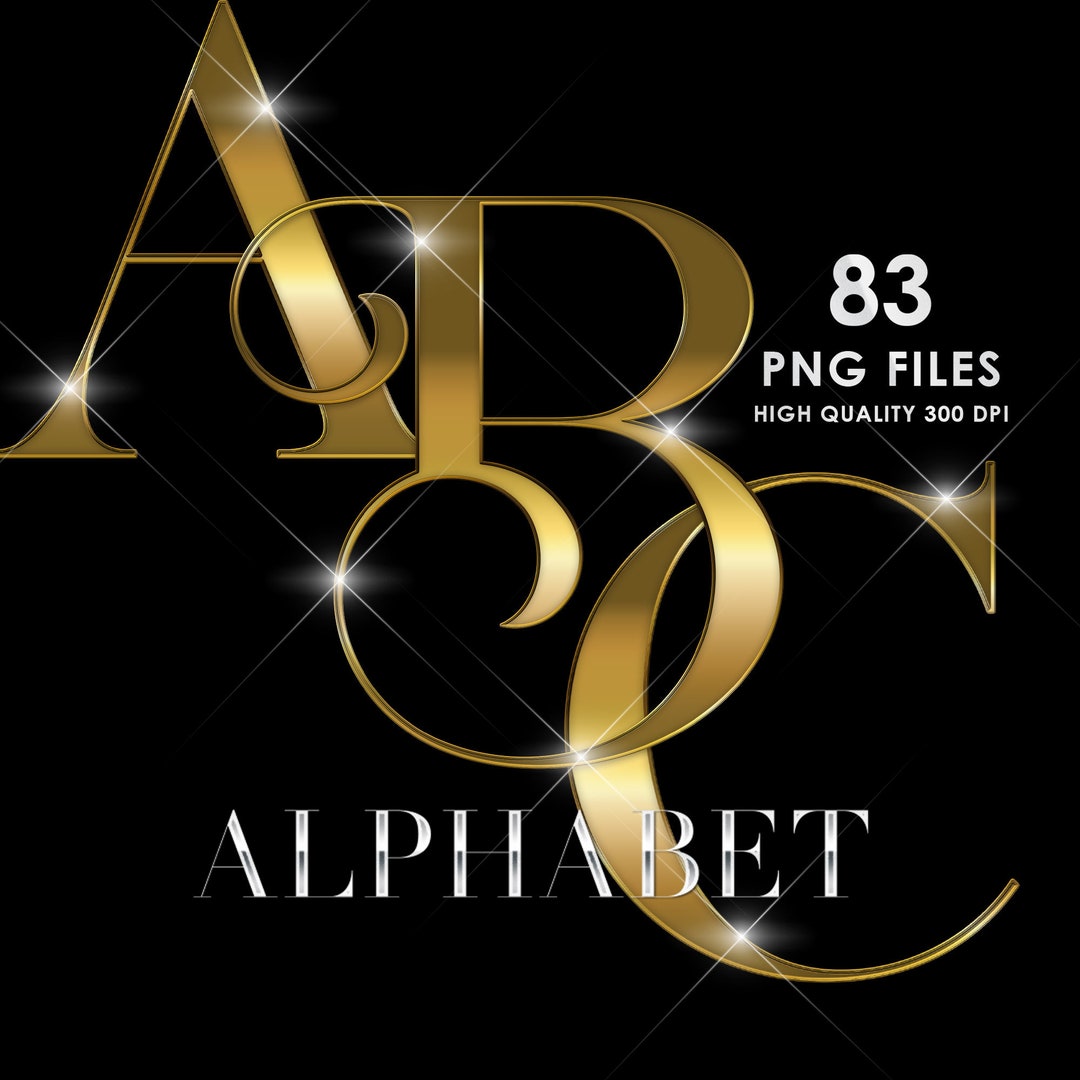 Gold Chrome Alphabet PNG Clipart, Gold Letters Png, Metallic Letters ...