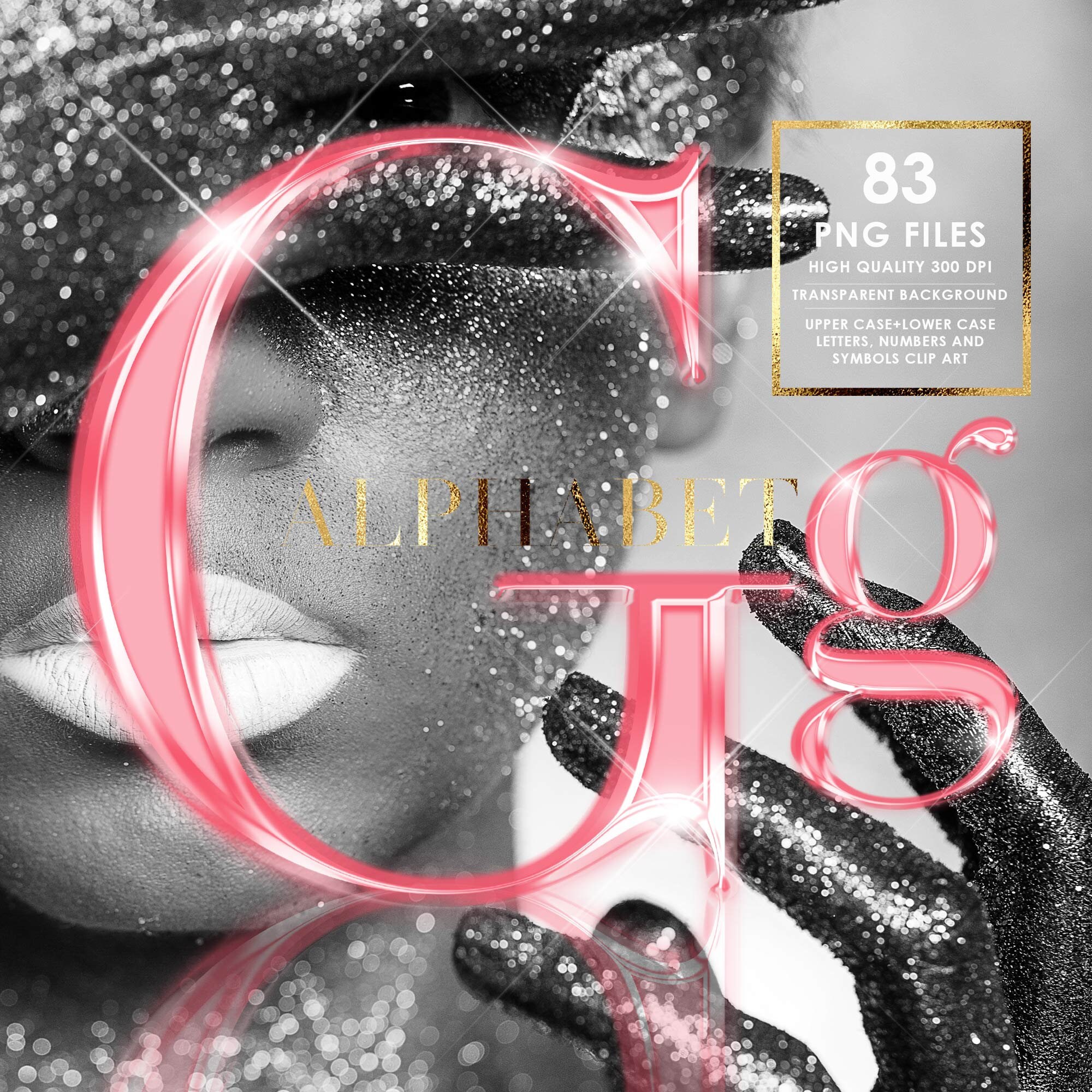 Pink Alphabet PNG Clip Art, Rose Gold Chrome Letters Png, Chrome ...