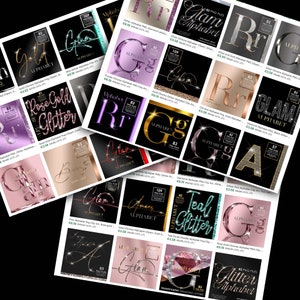 ENTIRE ALPHABET Clipart COLLECTION - All Past and Future Letters ...