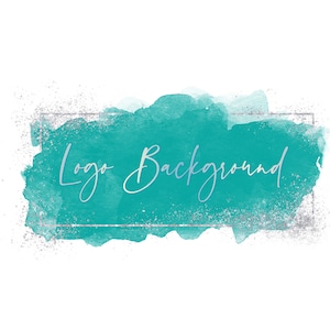 Teal Green Logo Background Png, Turquoise Brush Stroke Png, Teal Green ...