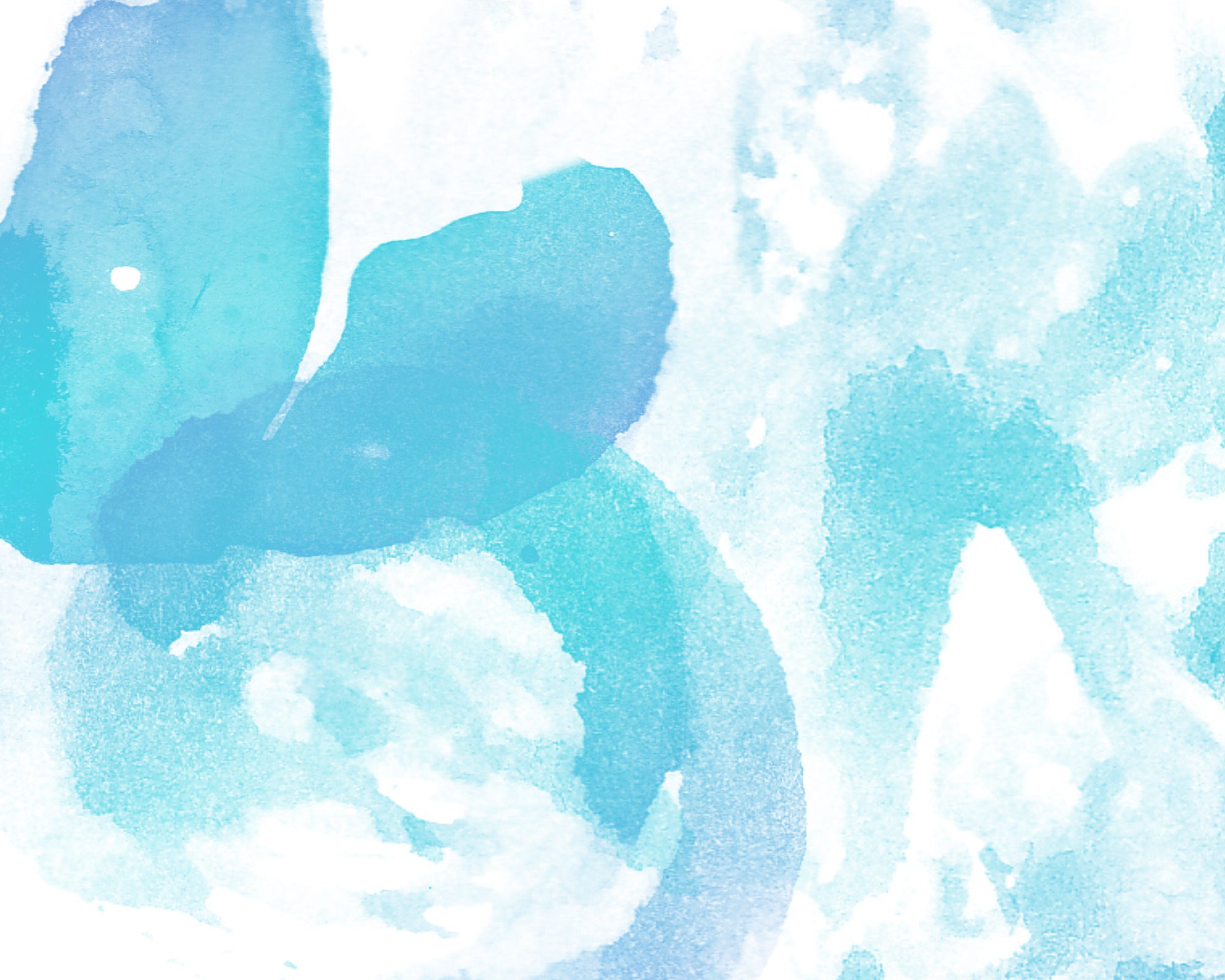 Blue Splashes Clipart Blue Splotches Blue Brush Stroke Png | Etsy