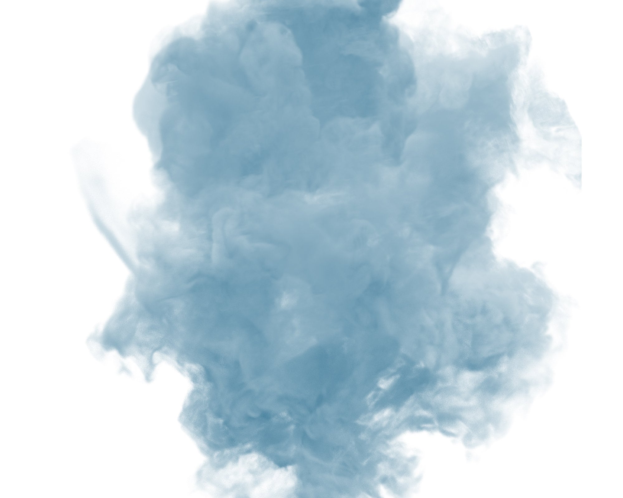 Blue Smoke Transparent Background