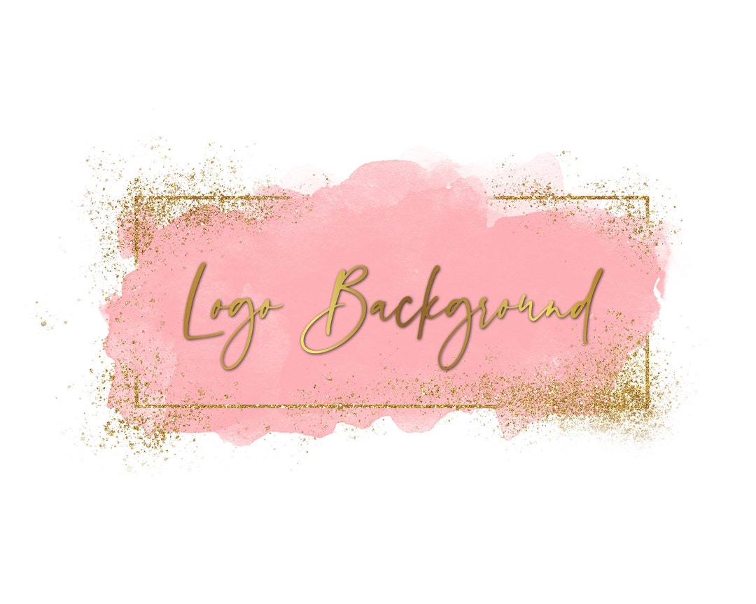 Pink Logo Background Png, Pink Brush Stroke Png, Pink Frame, Watercolor ...
