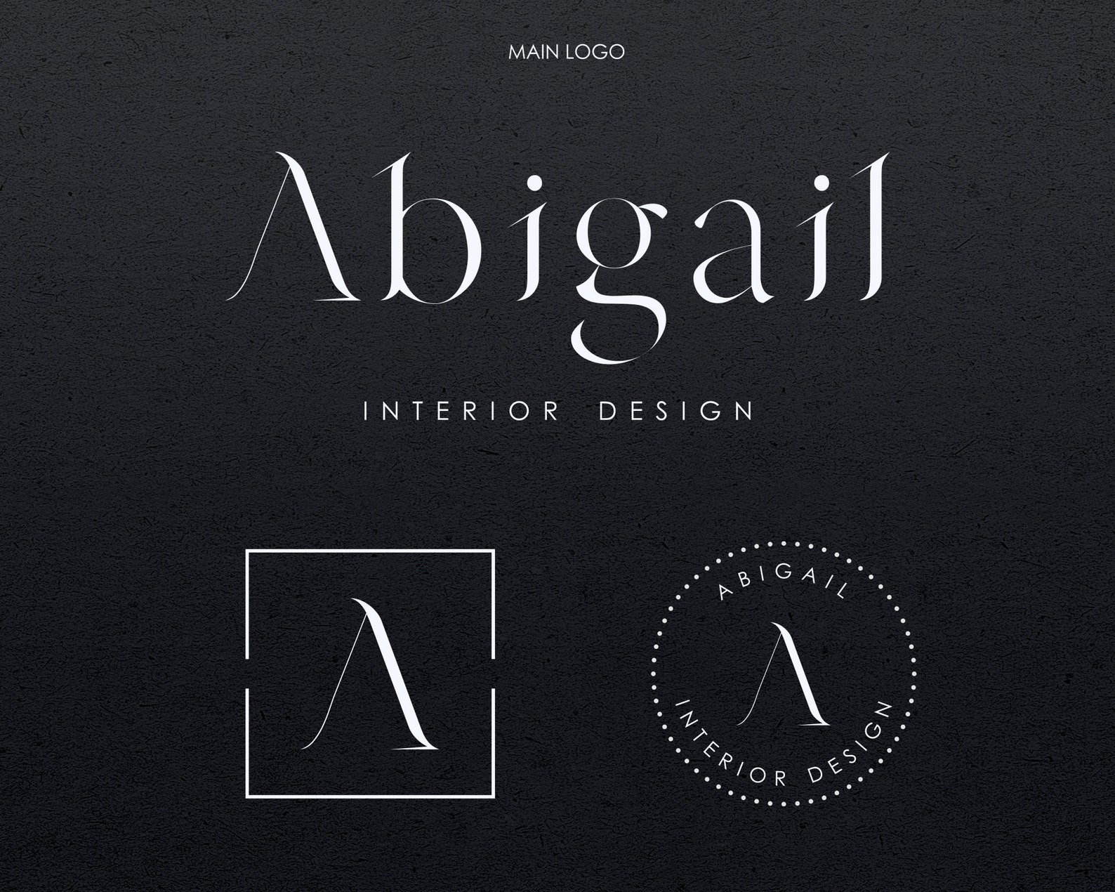 Text Logo Premade Logo Design Interior Design Logo Elegant | Etsy