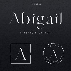 Text Logo, Premade Logo Design, Interior Design Logo, Elegant Logo ...