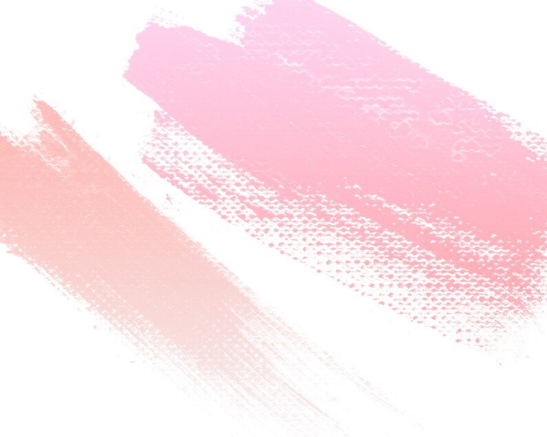 Pink Brush Stroke Png Pink Watercolor Clipart Blush - Etsy