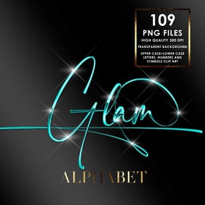 Teal Alphabet Png Clip Art, Turquoise Alphabet, Blue Chrome Letters Png ...