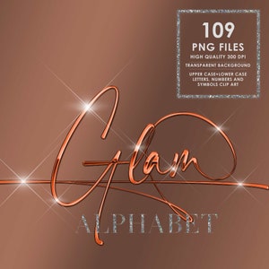 Bronze Alphabet Png Clip Art, Gold Chrome Alphabet, Copper Alphabet PNG ...