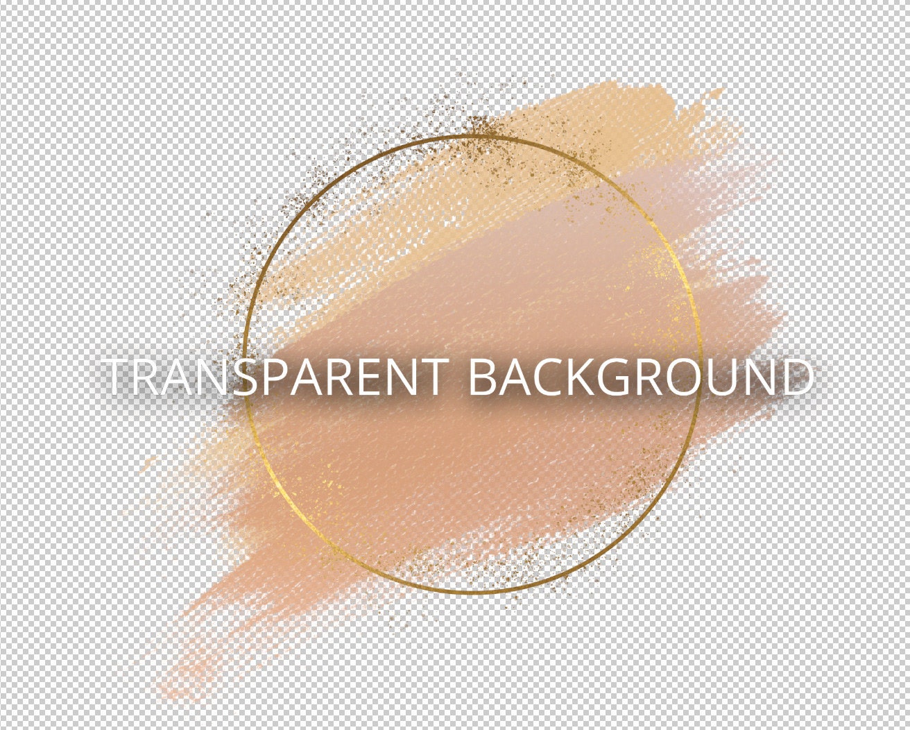 Logo Background Png Beige Brush Stroke Png Glitter Nude - Etsy