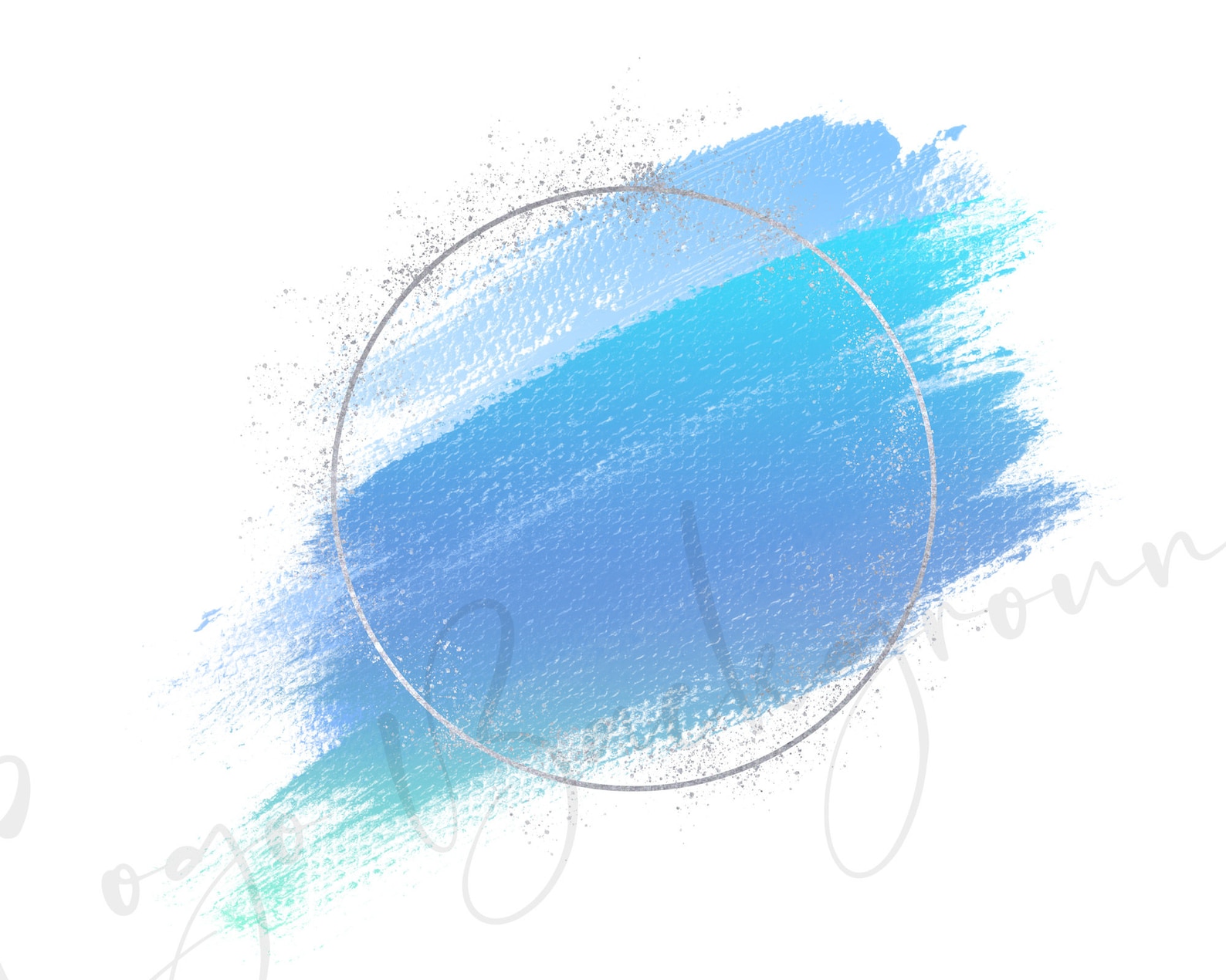 Logo Background Png Blue Brush Stroke Png Glitter Blue - Etsy