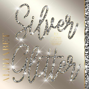 Glitter Silver and Gold Alphabet Png Clipart, Script Doodle Letters Png ...