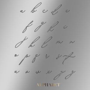 Silver Alphabet PNG, Silver Chrome Alphabet Clipart, Script Metallic ...