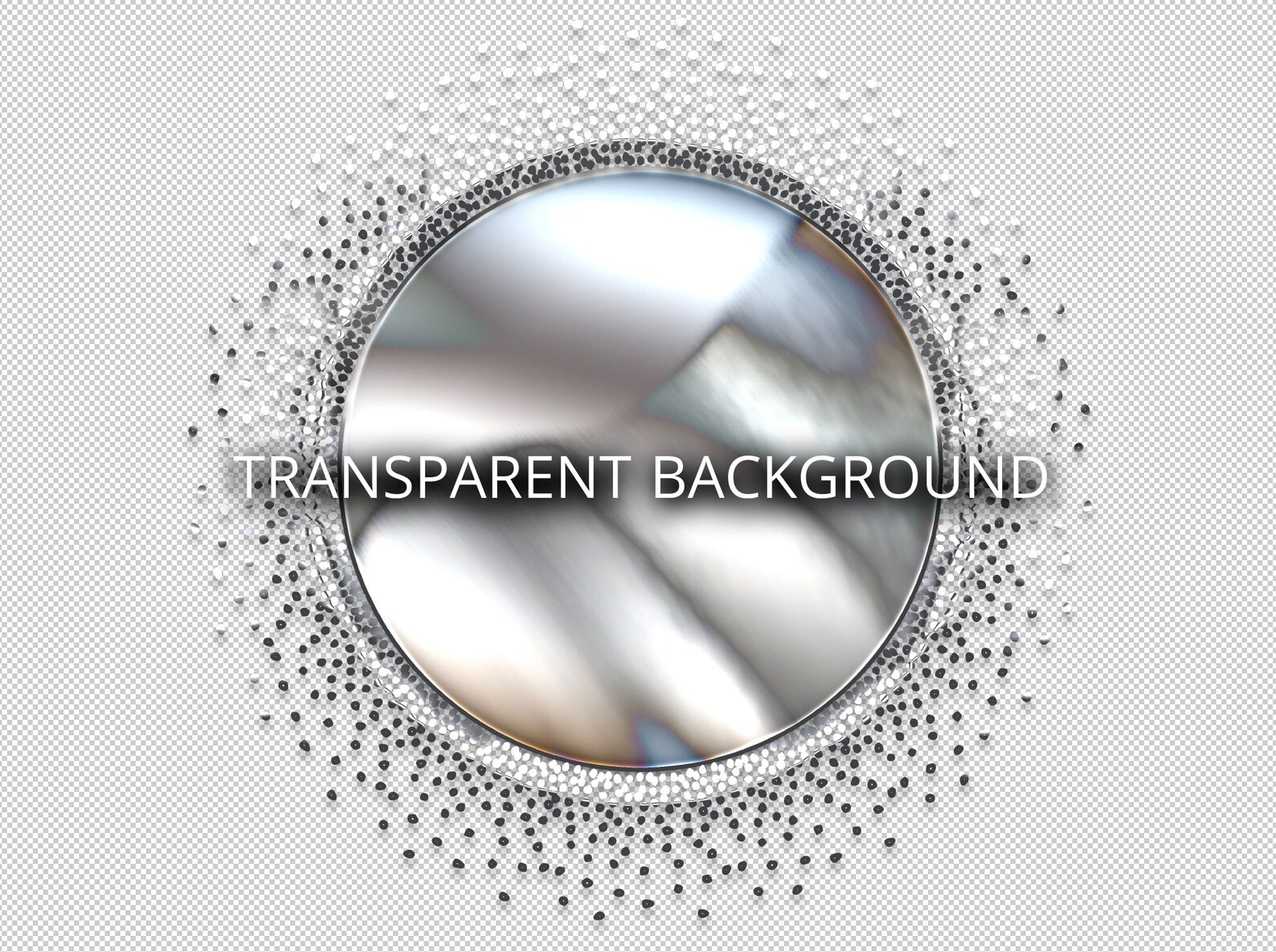 Silver Circle Png Mirror Png Circle Background Png Logo - Etsy