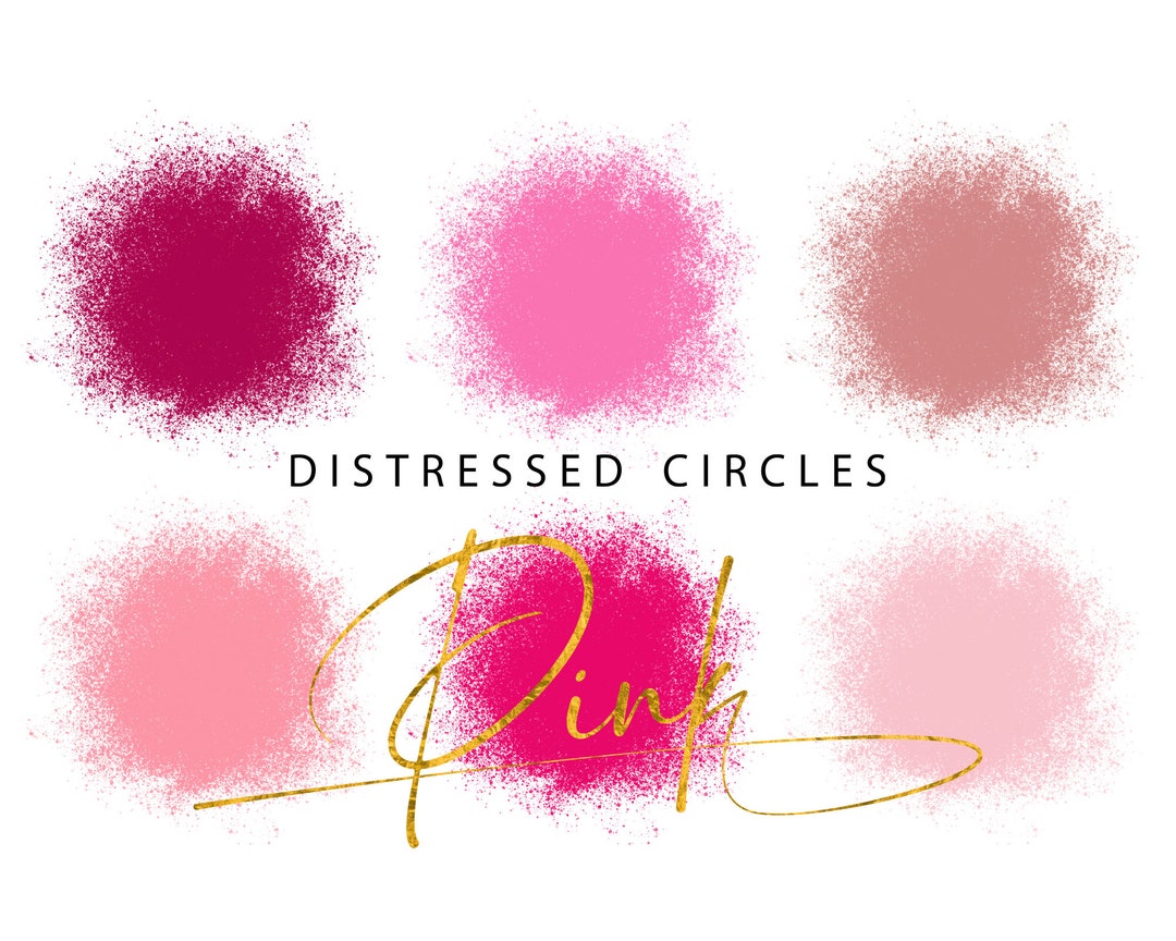 Pink Background Png, Distressed Pink Frame Png, Pink Brush Stroke Png ...