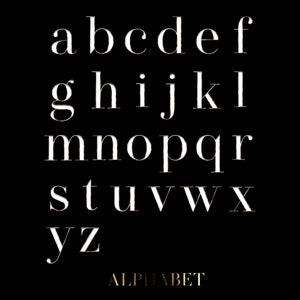 White and Gold Alphabet PNG Clipart, White Letters Png, White Chrome ...