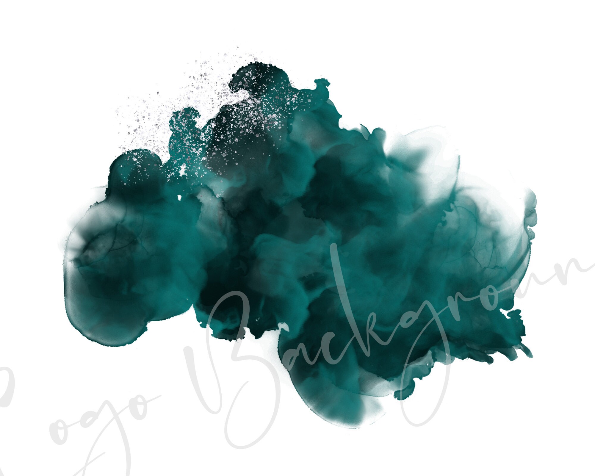 Logo Background Png Emerald Green Brush Stroke Png Green - Etsy