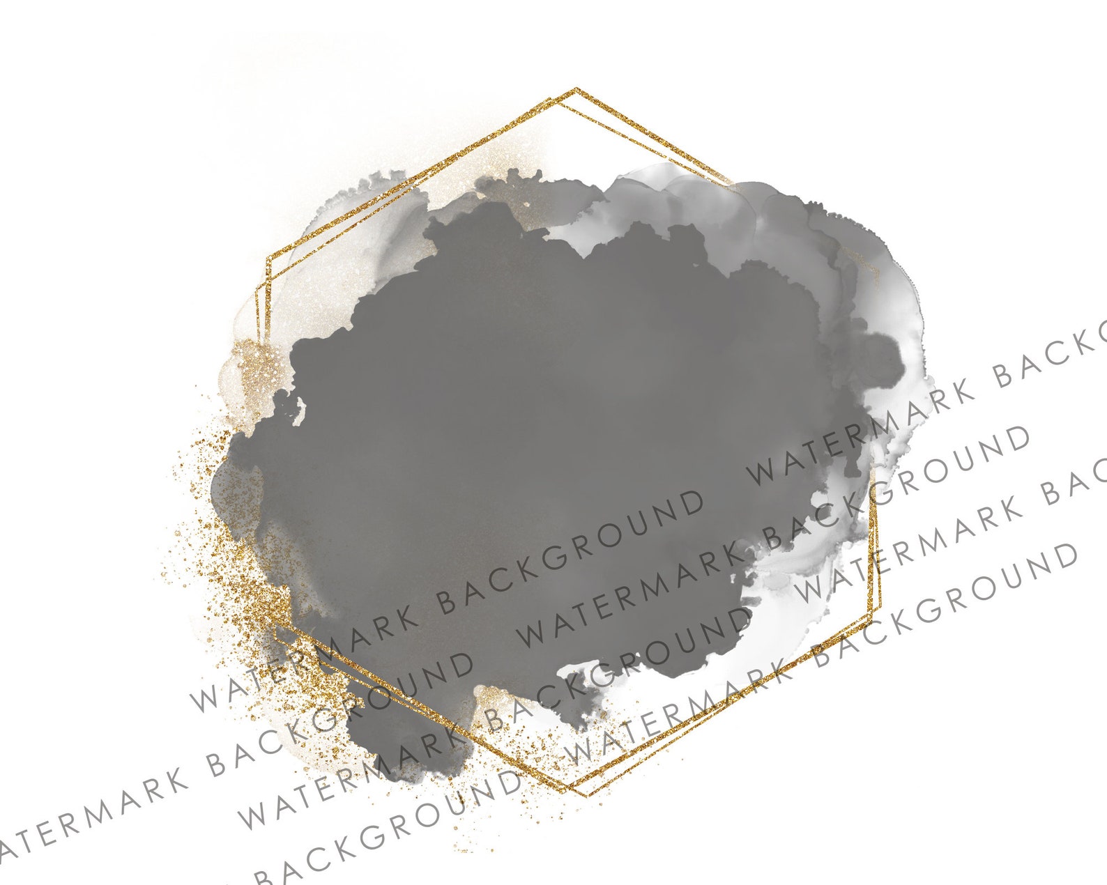 Logo Background Png Gray Brush Stroke Png Glitter Gray - Etsy