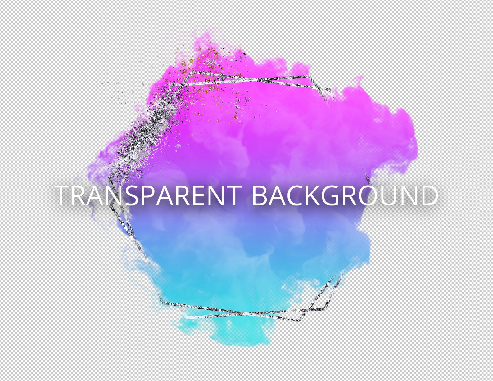 Logo Background Png, Purple Brush Stroke, Purple Blue Frame, Watercolor ...