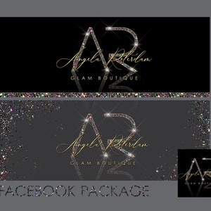 Glam Logo, Premade Logo Design, Beauty Logo, Sparkle Logo, Diamond ...