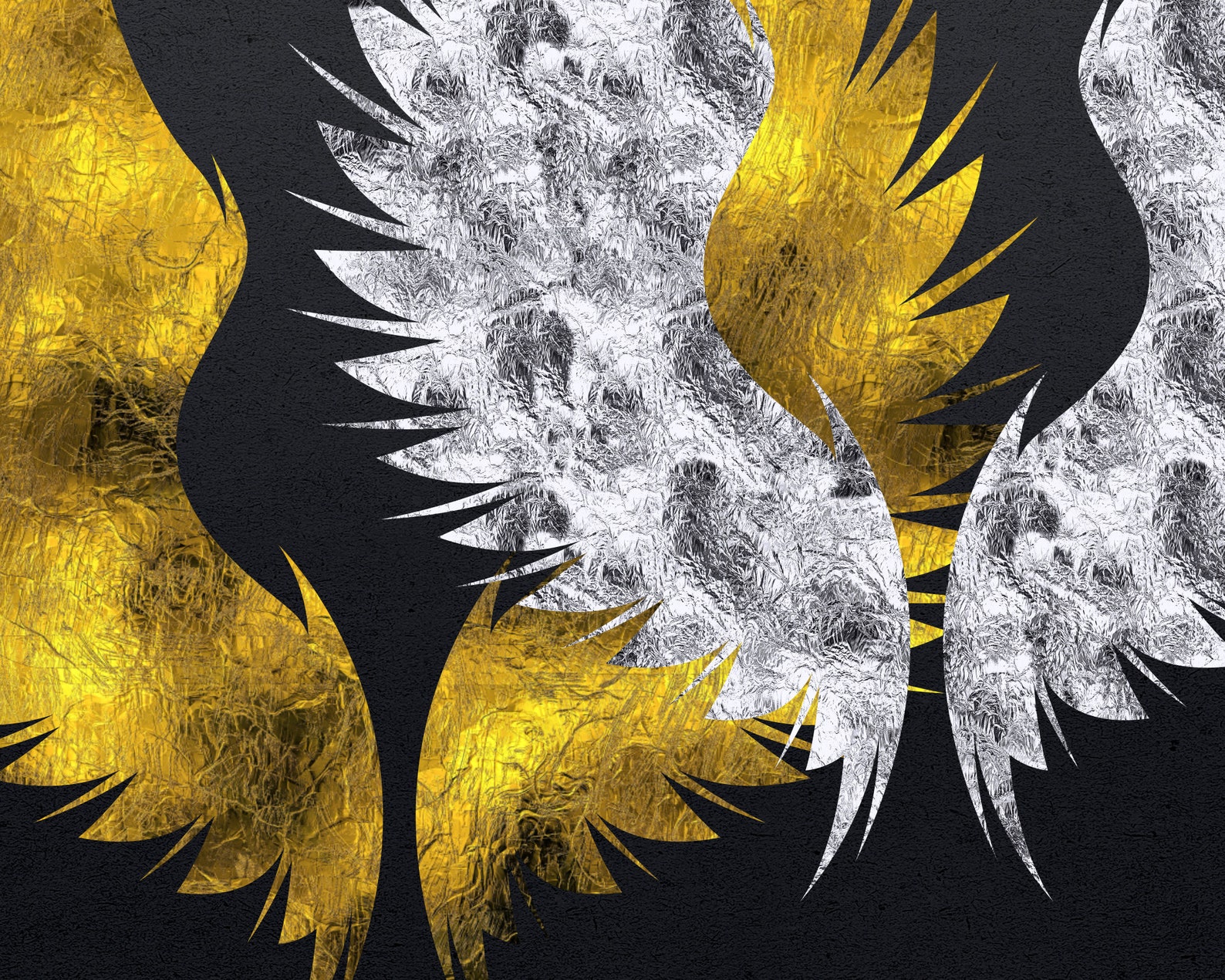 Angel Wings Png, Gold Wings Elements, Wings Png, Digital Download ...