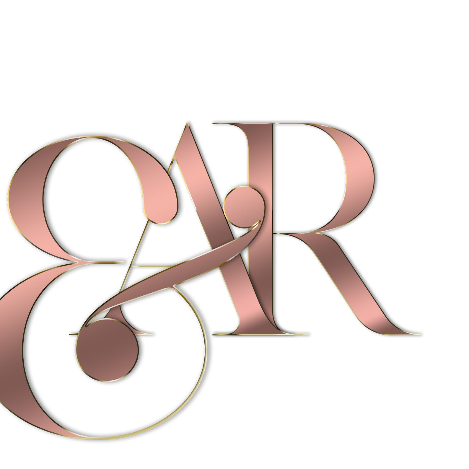 Rose Gold Alphabet PNG Clipart, Rosegold Metallic Alphabet, Glam ...