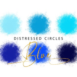 Blue Background Png, Distressed Blue Frame Png, Blue Brush Stroke Png ...
