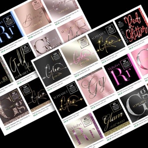 ENTIRE ALPHABET Clipart COLLECTION All Past and Future Letters Designs ...