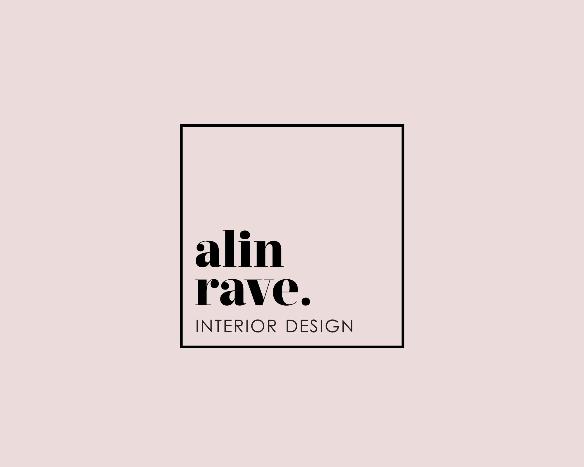 Minimalist Square Logo, Premade Text Logo Design (digital File) - Etsy
