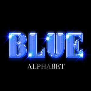 Blue Alphabet Png Clip Art, Blue Foil Alphabet Png, Glitter Chrome ...