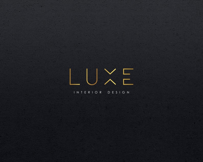 Text Logo Premade Logo Design Interior Design Logo Elegant - Etsy