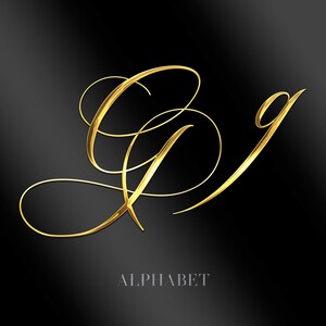 Gold Chrome Alphabet Clipart, Gold Alphabet PNG, Liquid Gold Letters ...