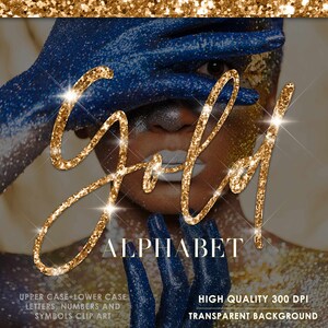 Glitter Gold Alphabet Png Clipart, Diamond Letters PNG, High Shine ...