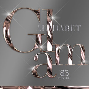 Gold Chrome Alphabet PNG Clipart, Gold Letters Png, Metallic Gold ...