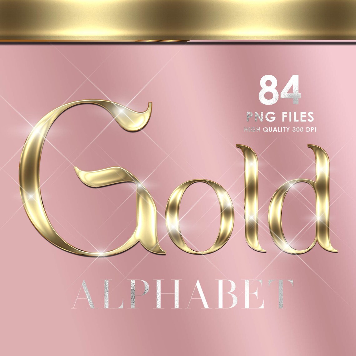 Gold Chrome Alphabet PNG Clip Art, Gold Chrome Letters Png, Glam, Gold ...