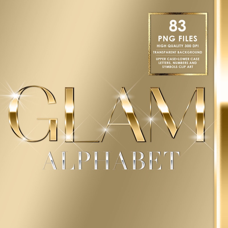 Gold Bubble Letters - Etsy