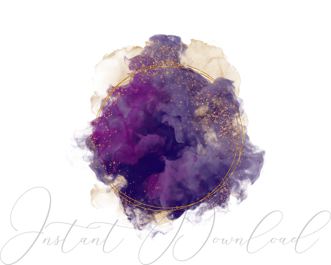 Logo Background Png, Purple Brush Stroke Png, Glitter Purple Frame ...