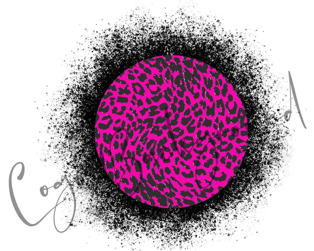 Distressed Leopard, Circle PNG, Cheetah, Animal Print, Logo Background ...