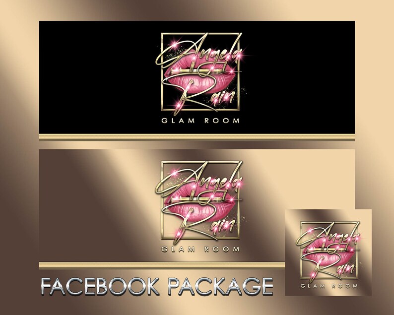 Lip Injector Logo, Premade Logo Design, Botox Beauty Logo, Gold Lip ...