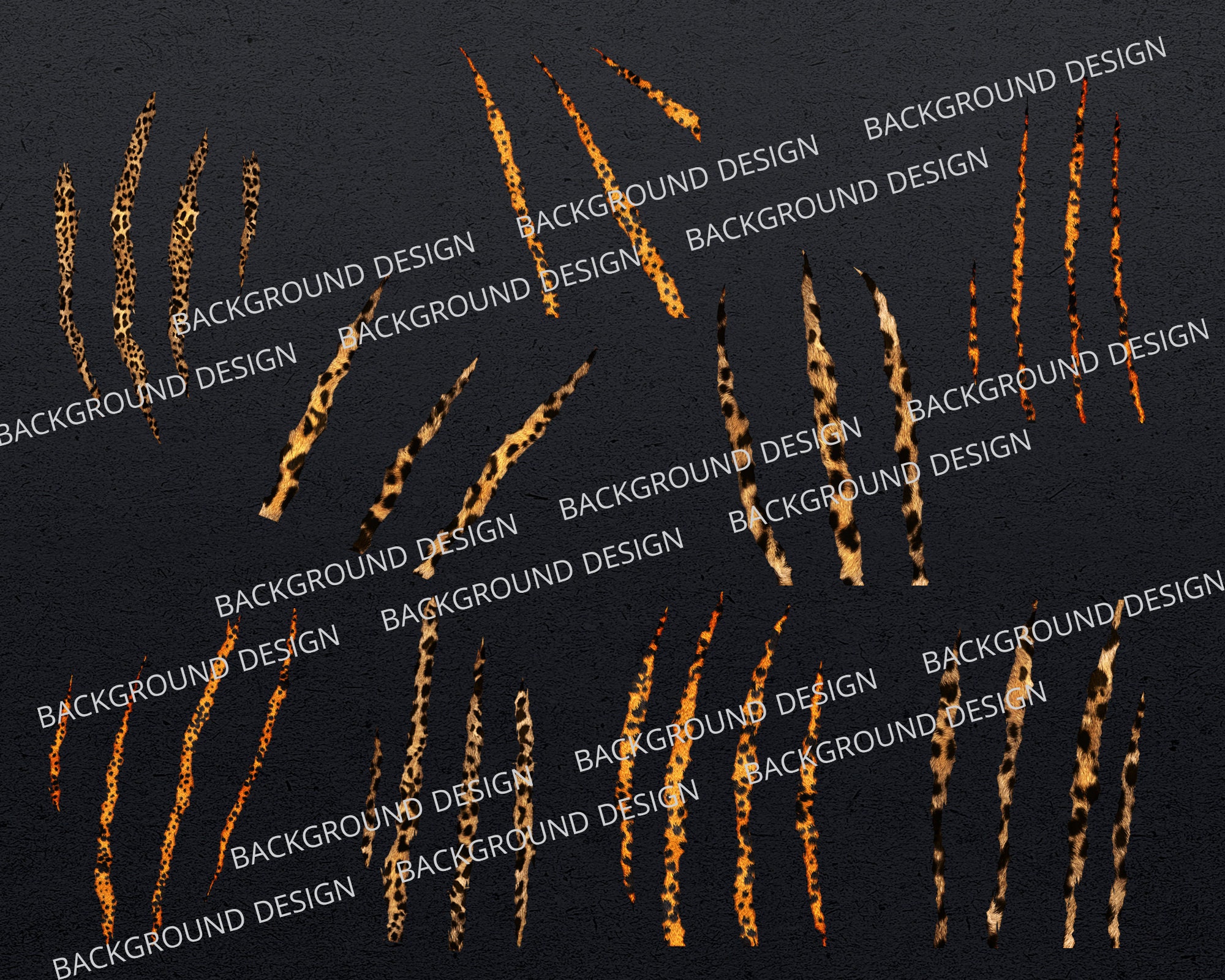 Leopard Claw Png Scratch Mark Claw Marks Animal Scratches - Etsy UK