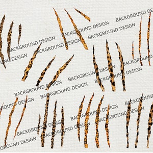 Leopard Claw Scratch Marks PNG, Sublimation Design (digital Download ...