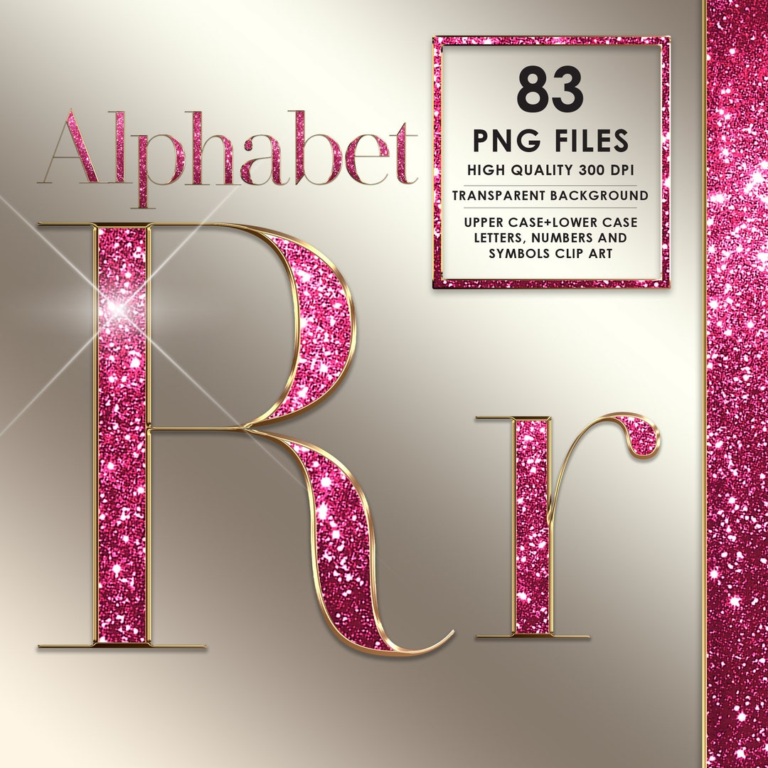 Glitter Alphabet PNG, Diamond Letters, Glam Letters, Bling Alphabet Png ...