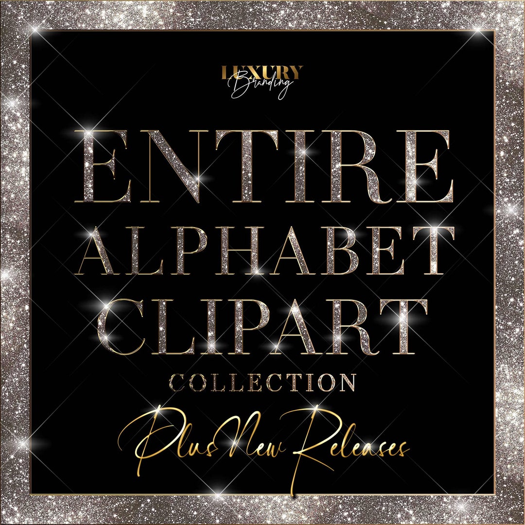 ENTIRE ALPHABET Clipart COLLECTION - All Past and Future Letters ...